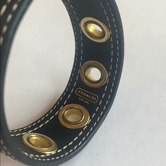 Coach | Jewelry | Coach Leather Bracelet | Poshmark